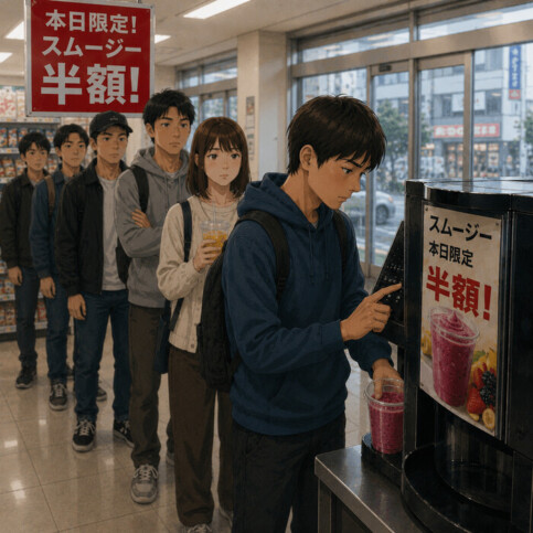 「本部の見通しが甘すぎる」「スタッフが本当に可哀想」とネットで怒りの声。セブンのスムージー半額で長蛇の列発生、購入後の持ち帰りに批判も ...